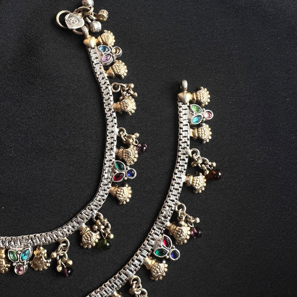 Buy Pure Silver Payal 11283-100 Online 7231374622773 - Dazzles Jewellery